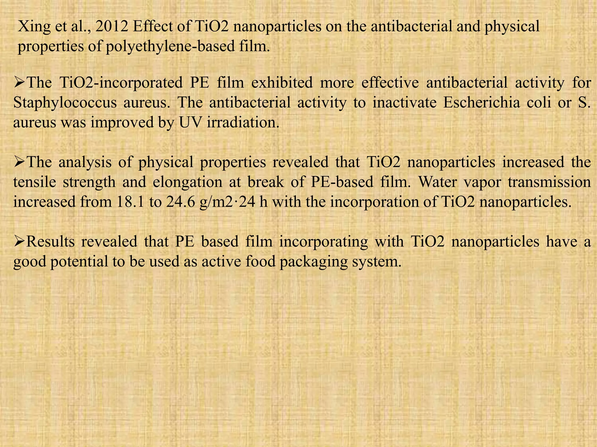 Antimicrobial packaging in food | PPTX
