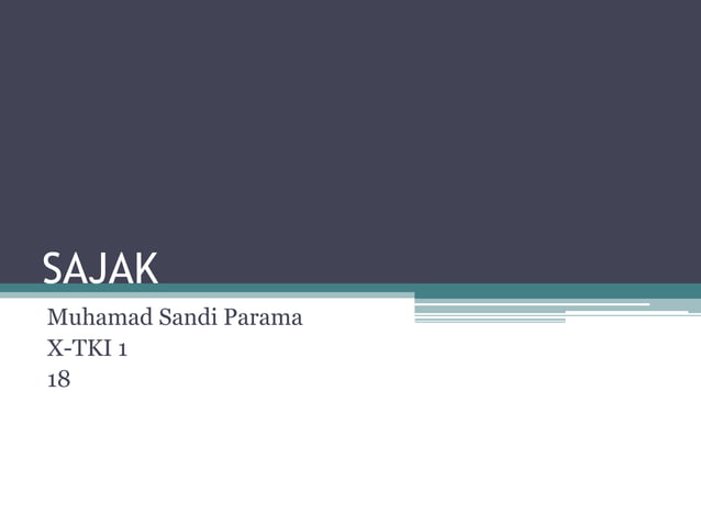 Sajak Sunda | PPTX