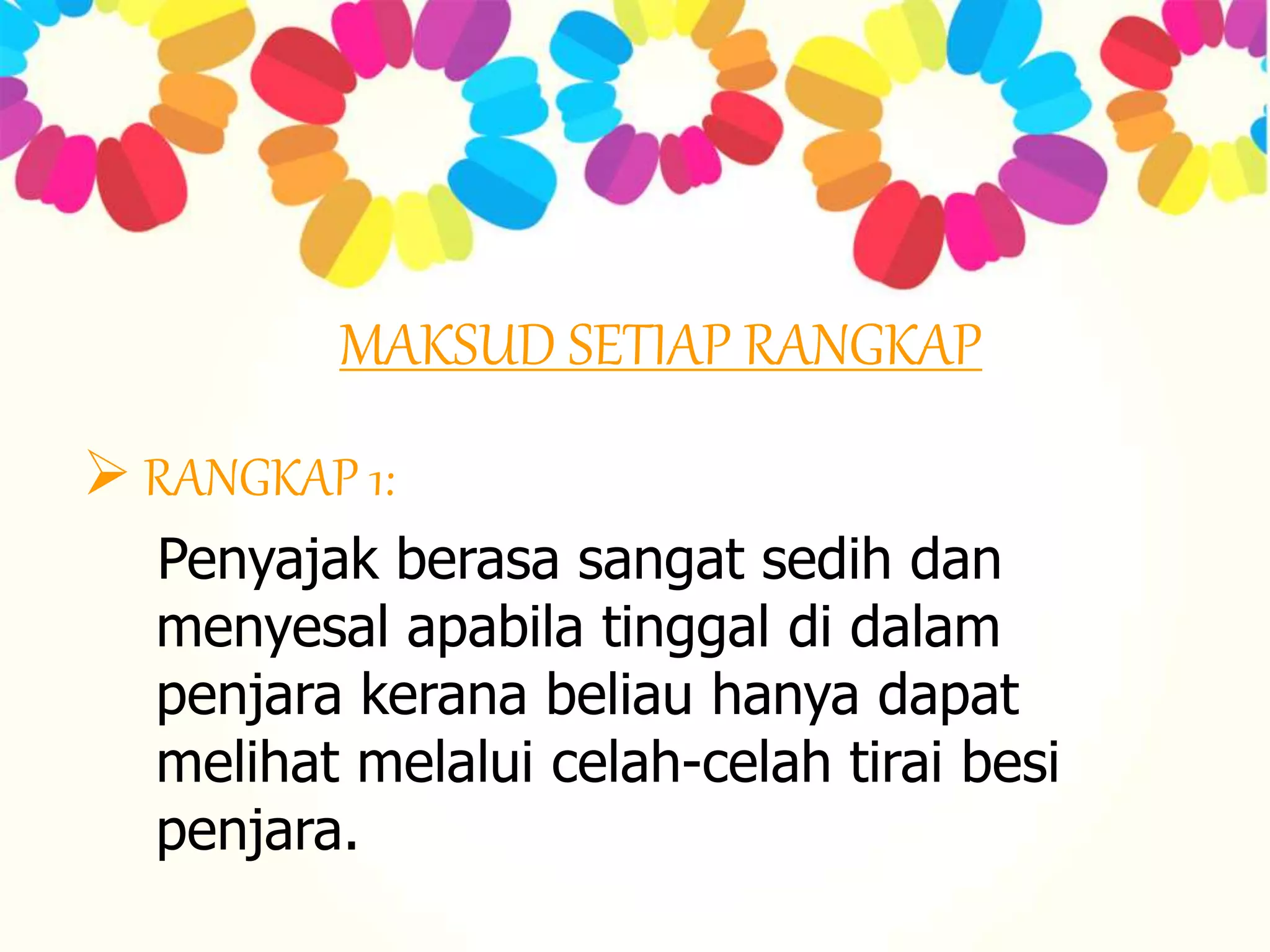 Sajak Senja Di Palang Besi | PPTX