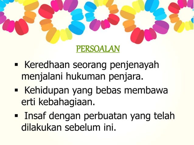 Sajak Senja Di Palang Besi | PPTX