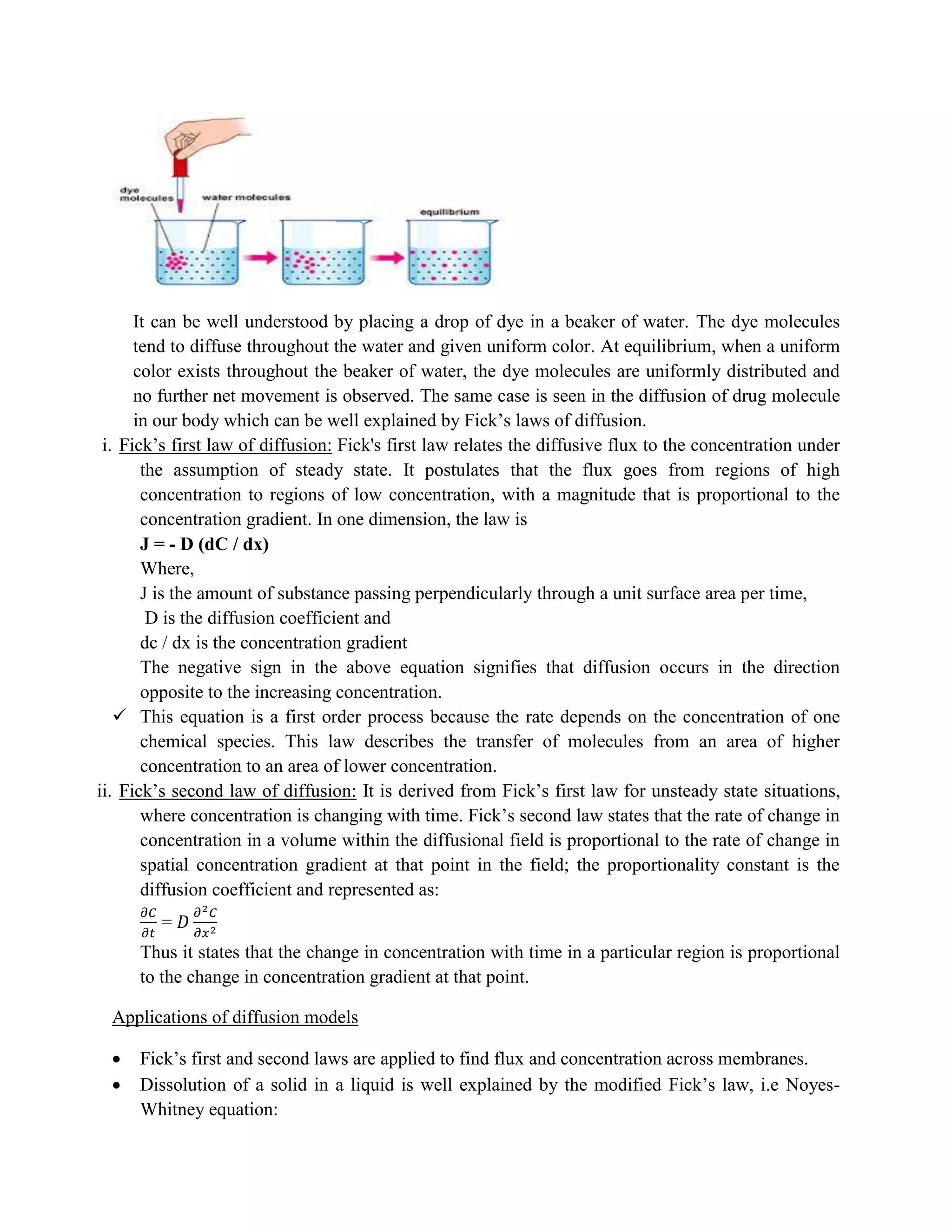 mathematical models for drug release studies | PDF