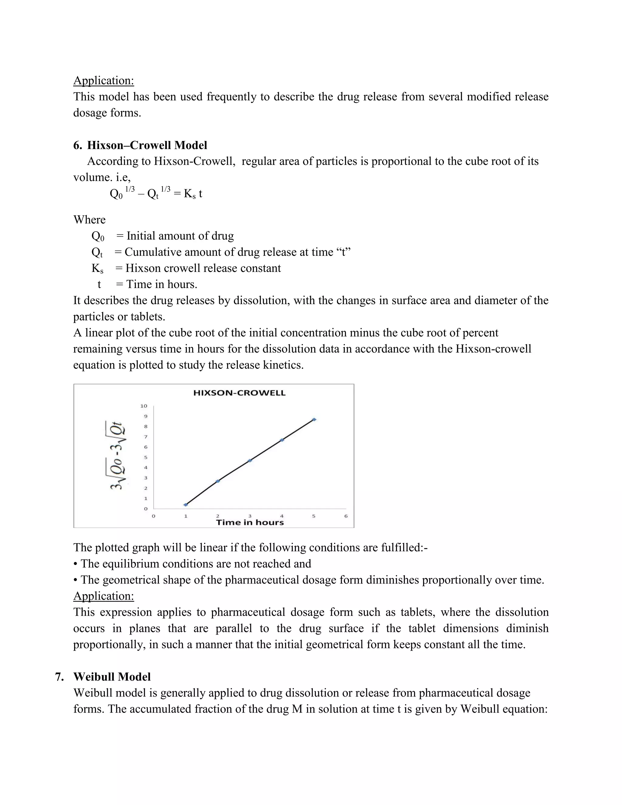 mathematical models for drug release studies | PDF