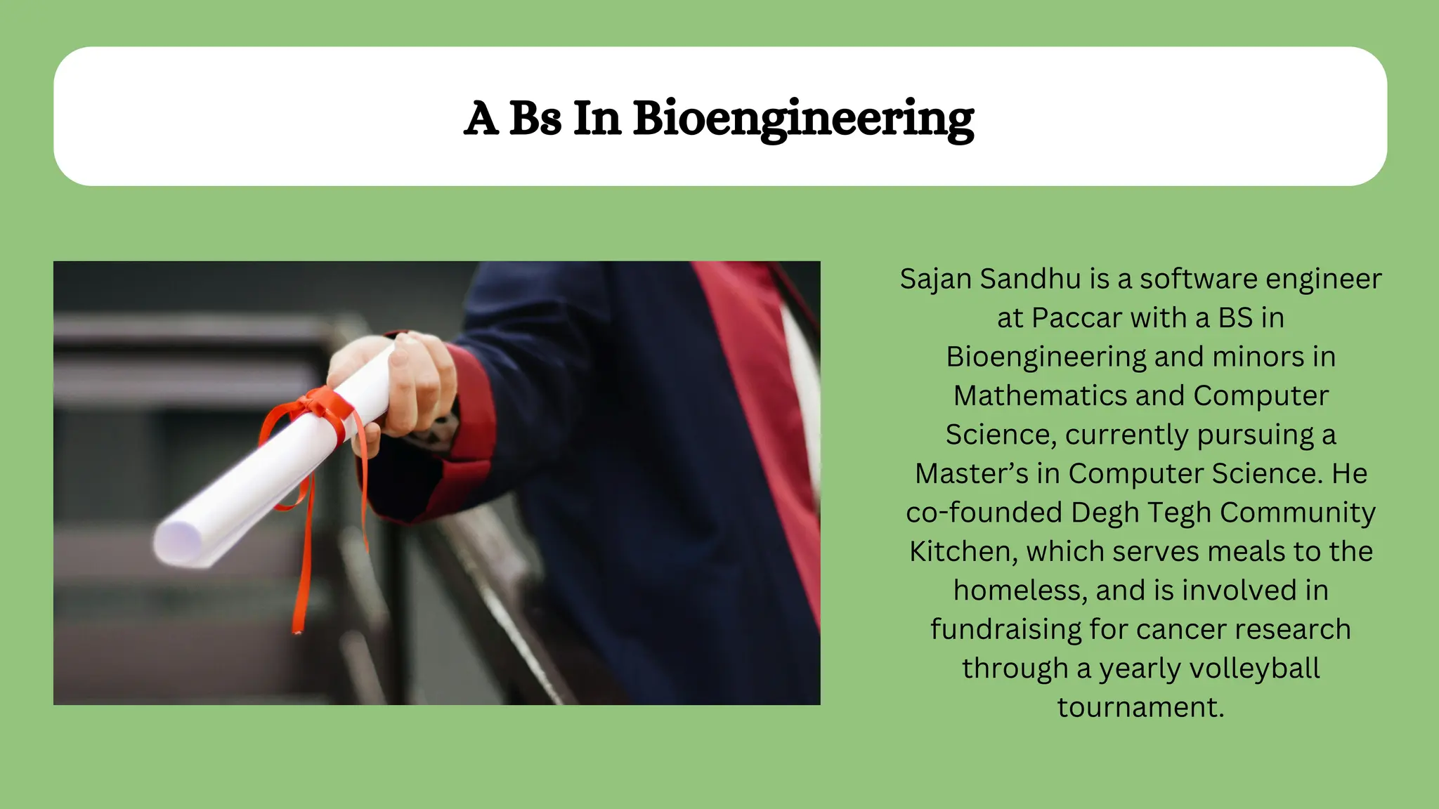 Sajan Sandhu - A Dedicated Software Engineer | PPT