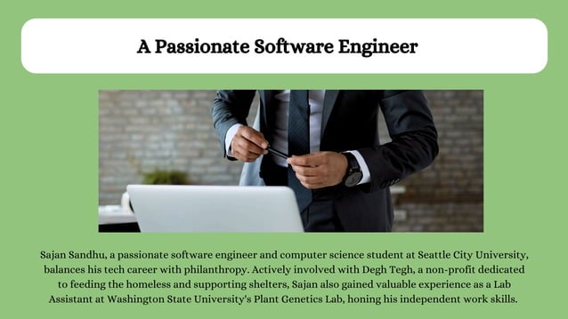 Sajan Sandhu - A Dedicated Software Engineer | PPT