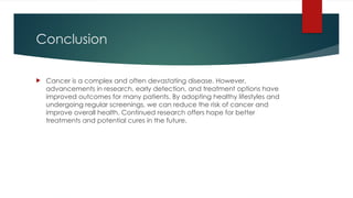"understanding Cancer : Strength & Hope" | PPTX