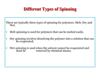 Fundamentals of Textile & Man made fiber | PPT