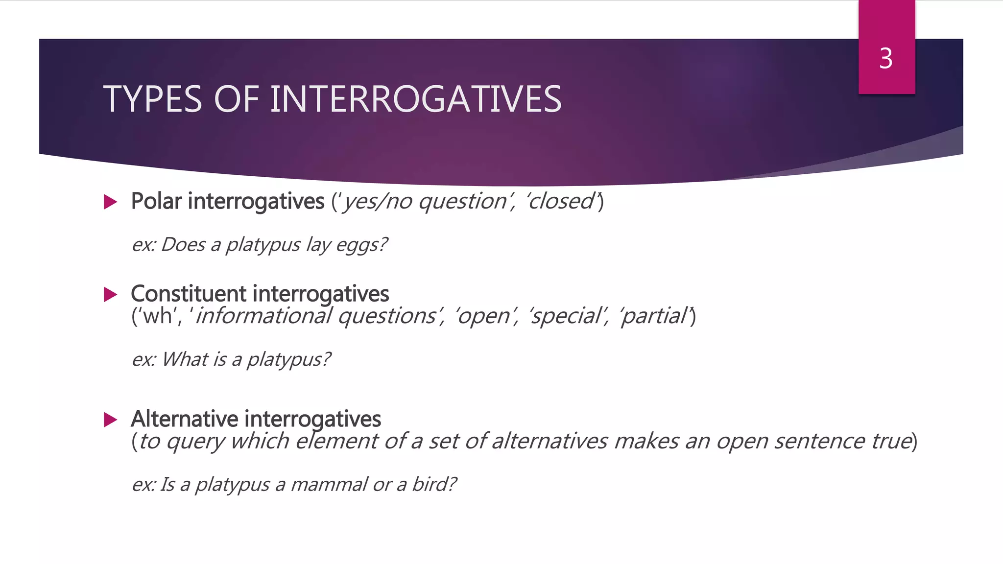 INTERROGATIVE CONSTRUCTIONS | PPTX