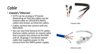 CCTV System - Close circuit television System - UCJ | PPTX