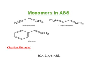 ABS (Acrylo-nitrile Butadiene Styrene) | PPTX