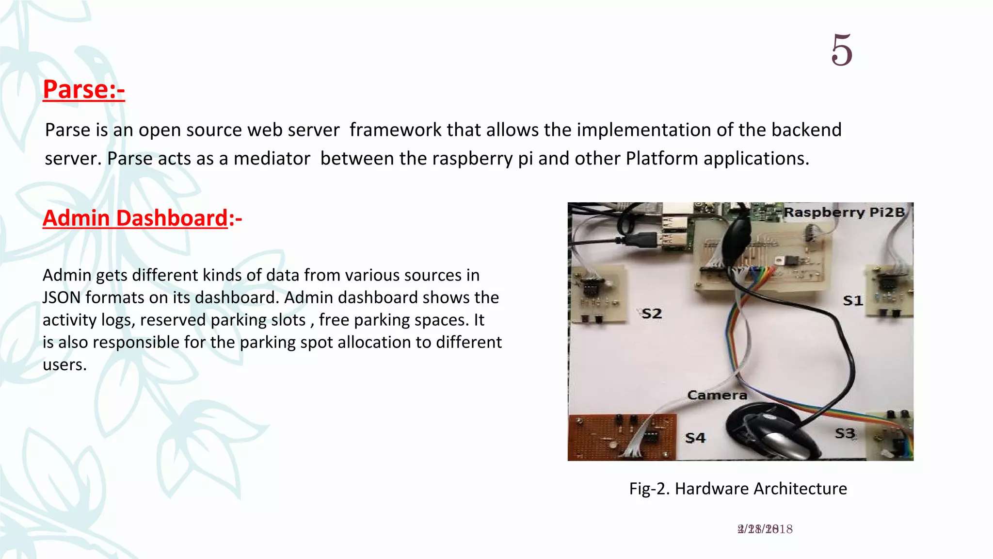 Smart Parking System Based on embedded System and Sensor Network | ODP