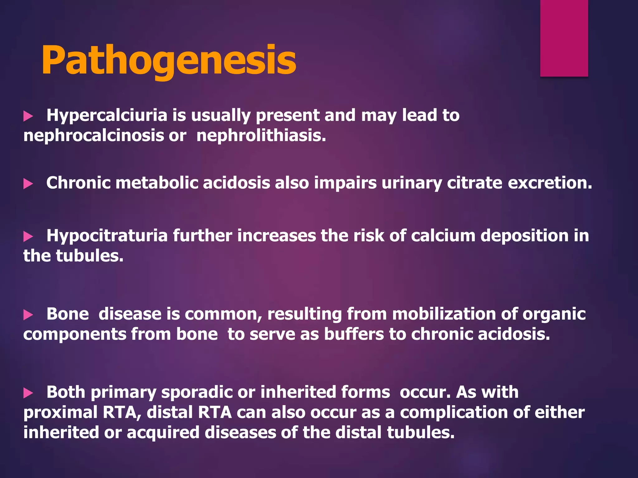 RENAL TUBULAR ACIDOSIS | PPTX