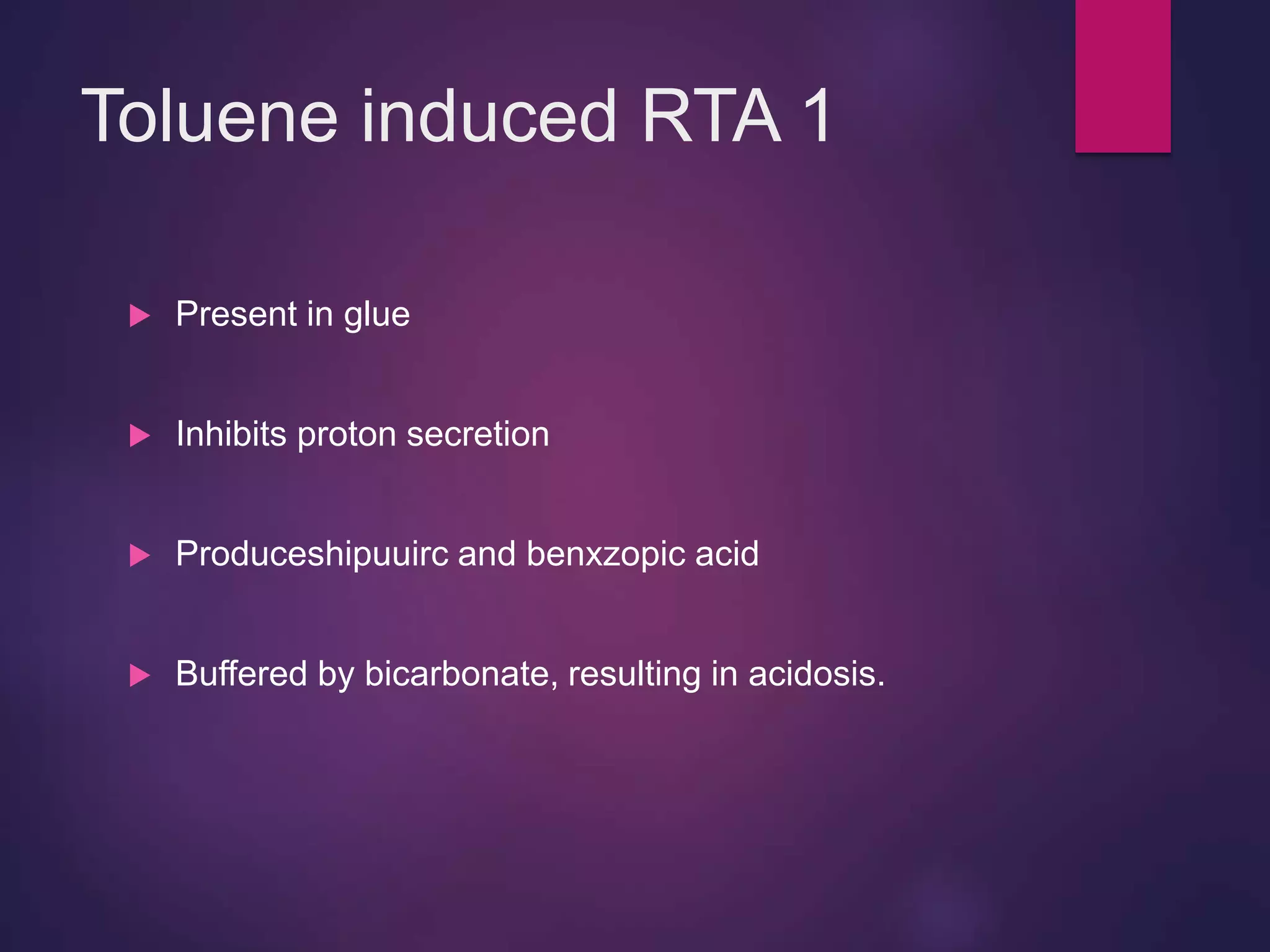 RENAL TUBULAR ACIDOSIS | PPTX