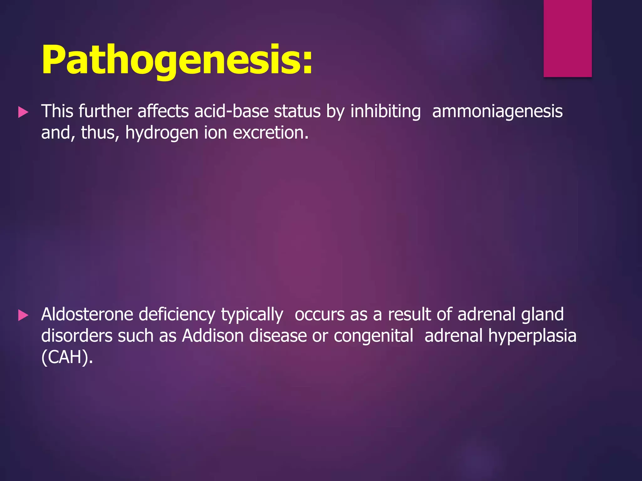 RENAL TUBULAR ACIDOSIS | PPTX