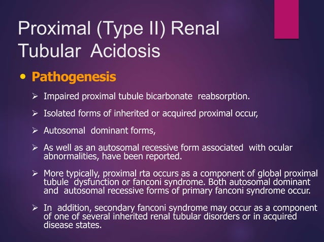 RENAL TUBULAR ACIDOSIS | PPTX | Endocrine and Metabolic Diseases ...