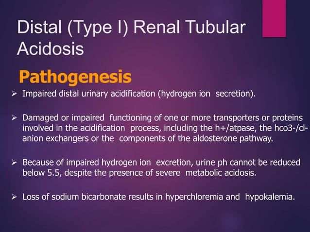 RENAL TUBULAR ACIDOSIS | PPTX | Endocrine and Metabolic Diseases ...