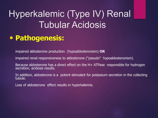 RENAL TUBULAR ACIDOSIS | PPTX | Endocrine and Metabolic Diseases ...