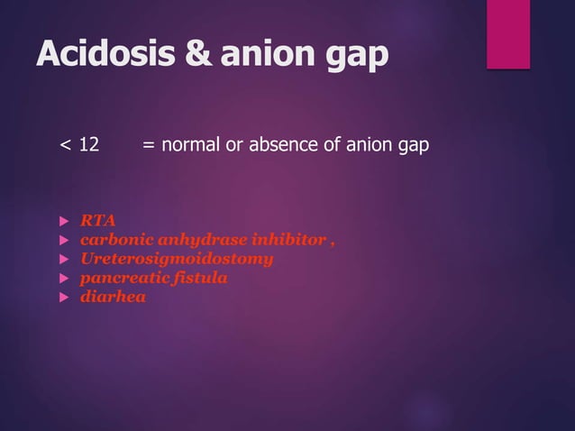 RENAL TUBULAR ACIDOSIS | PPTX | Endocrine and Metabolic Diseases ...