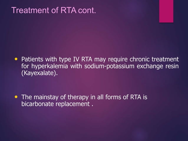 RENAL TUBULAR ACIDOSIS | PPTX | Endocrine and Metabolic Diseases ...
