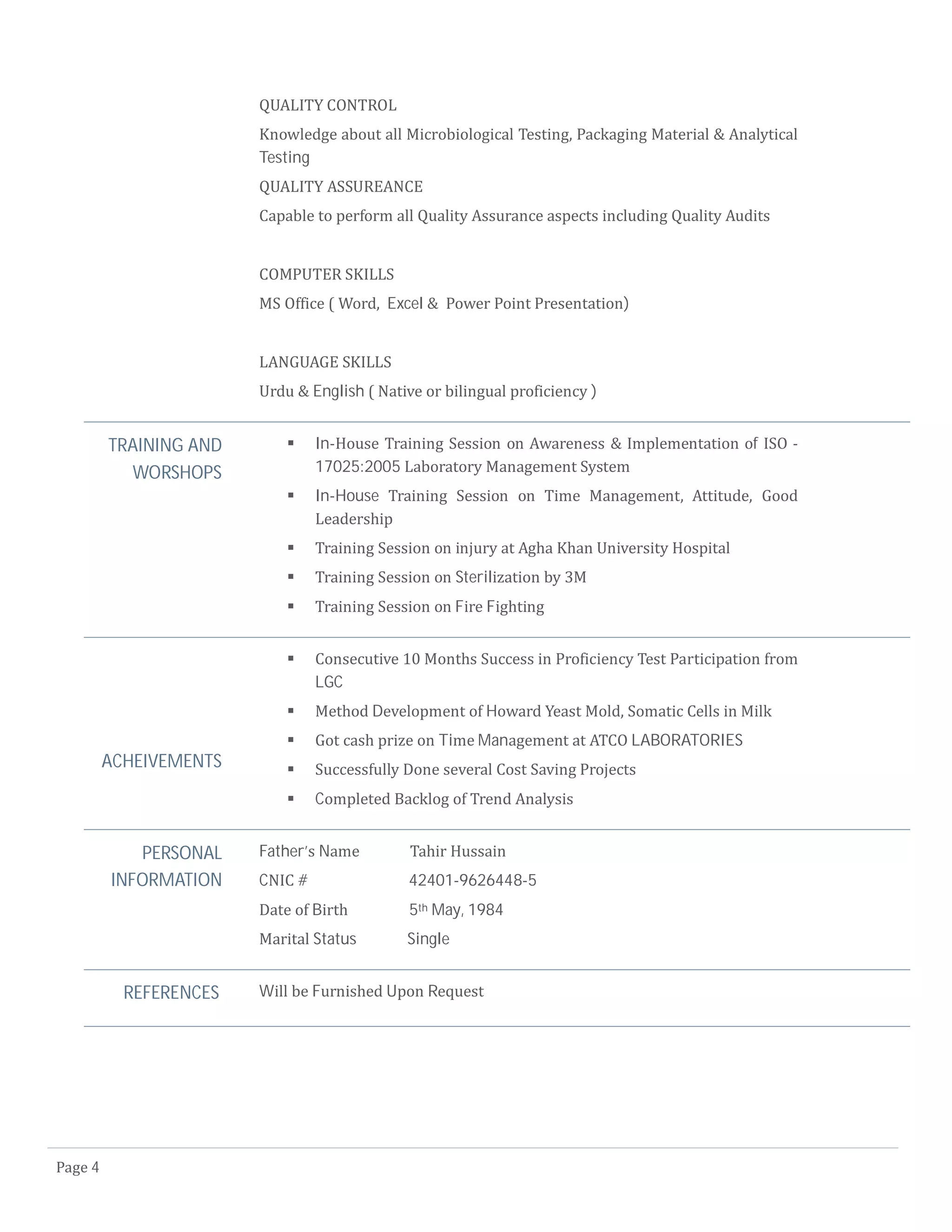 Sajjad resume | PDF