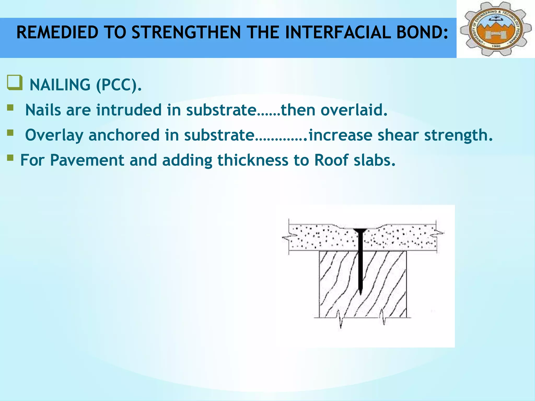 Bonding old and new concrete | PDF