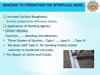 Bonding old and new concrete | PDF