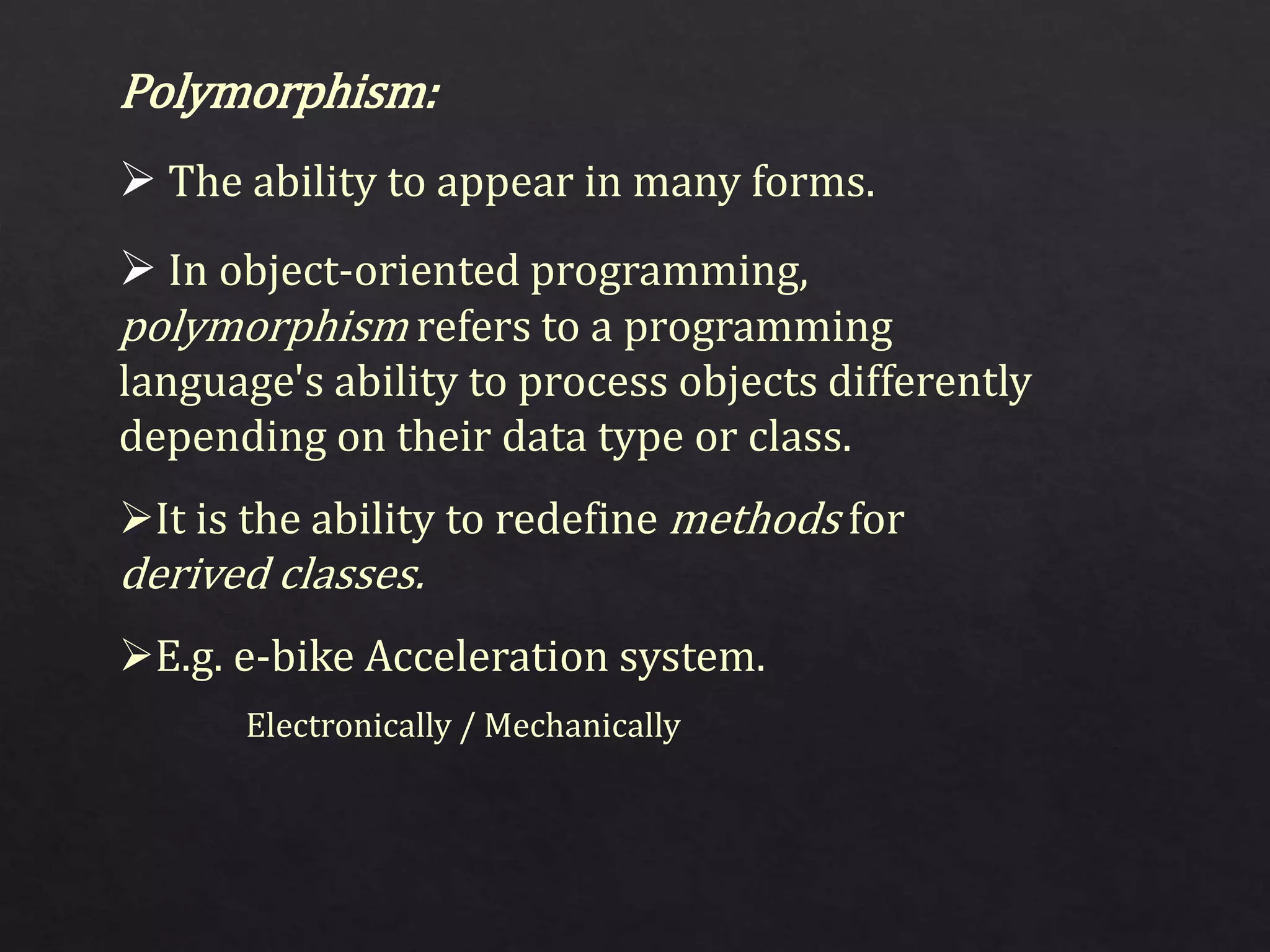 Object Oriented Programming Ppt Ppt