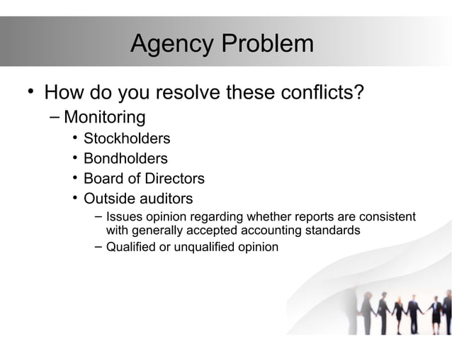 AGENCY PROBLEMS | PPT