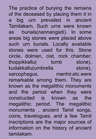 ANCIENT TAMILAKAM | PPTX