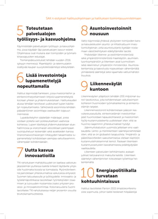 SAK:n esitykset hallitusohjelmaan ja hallituksen toimintasuunnitelmaan | PDF