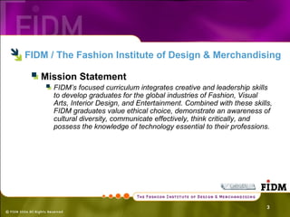 FIDM @ Sakai Conference 2007 | PPT