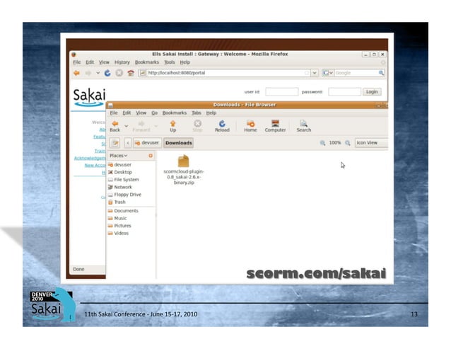 SCORM Cloud in Sakai: The easy route to SCORM compliance | PDF