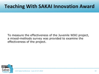 Sakai presentation (bowman) | PPT | Education