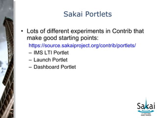 Sakai uPortal Integration Options | PPT