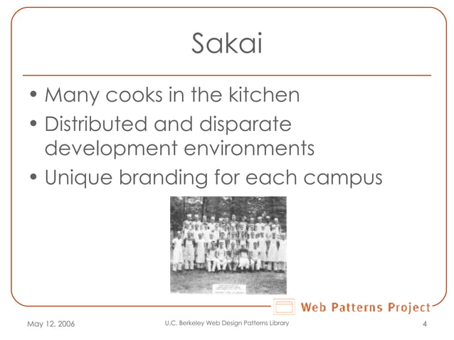 Sakai.Webdesignpattern.Presentation | PPT