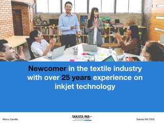 Sakata inx presentation itex cairo 2020 textiles digital printing | PDF