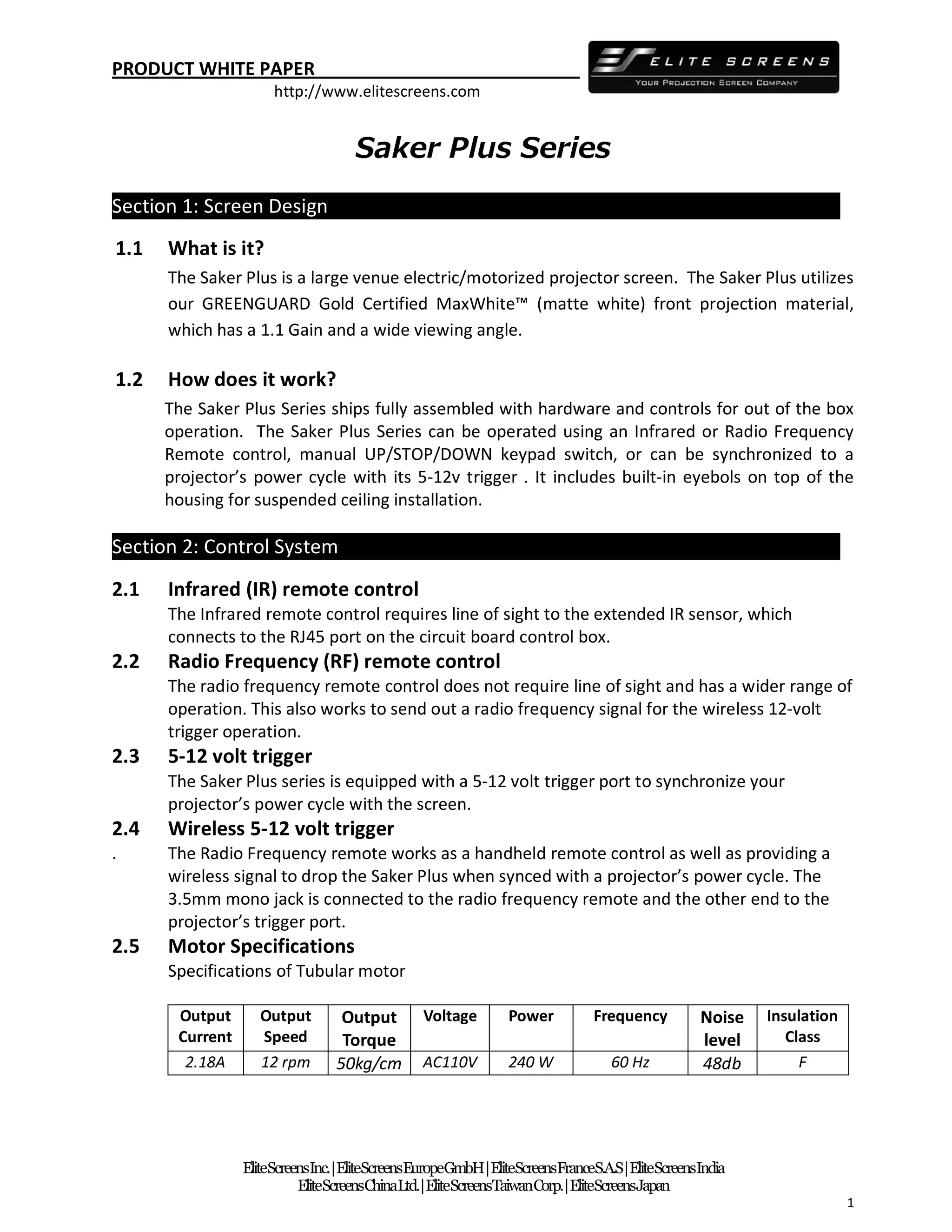 Saker Plus Series White Paper | PDF