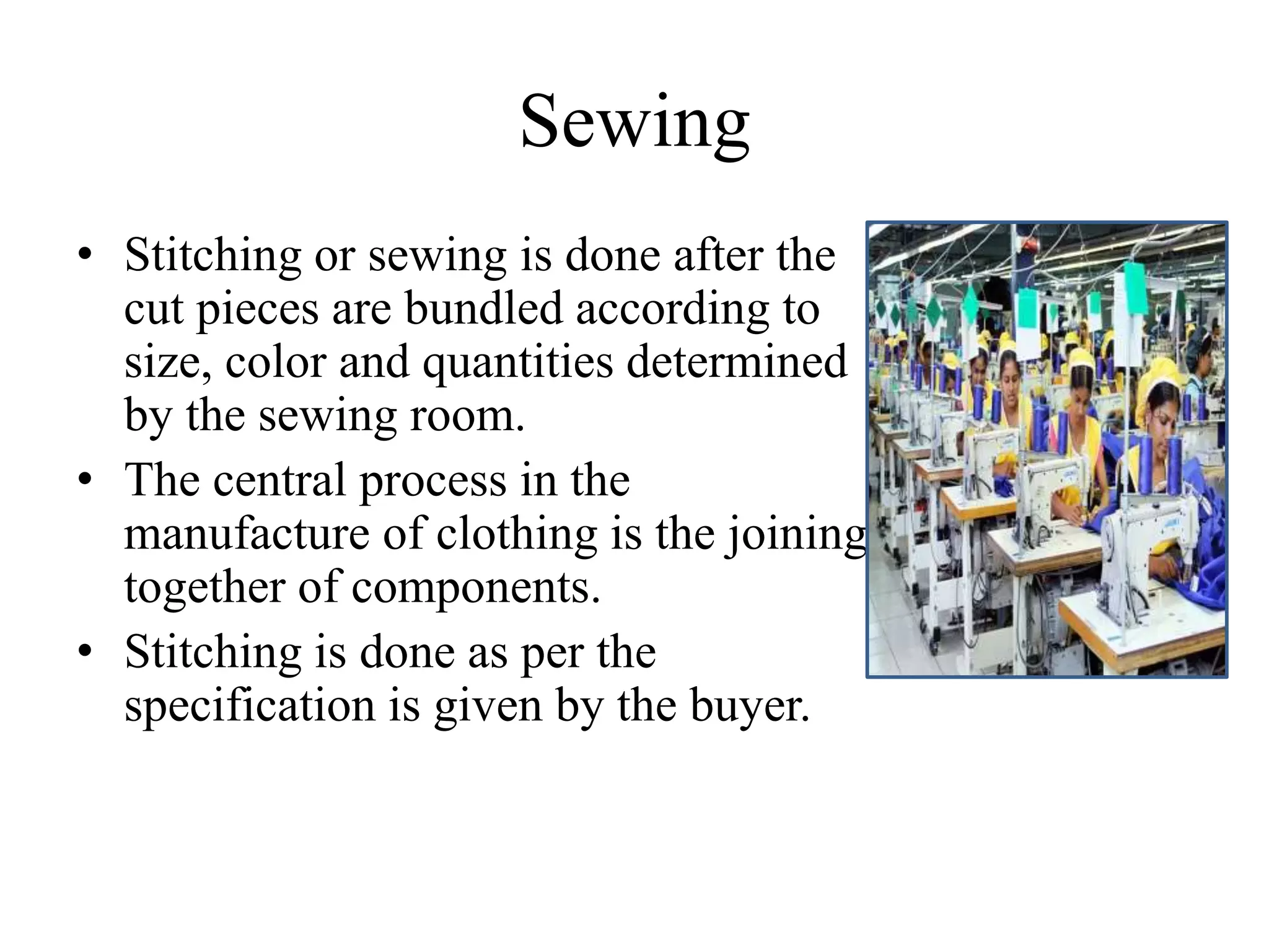 Presentation on Garments Process | PPTX