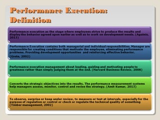 Chapter 4: Performance Execution | PPT