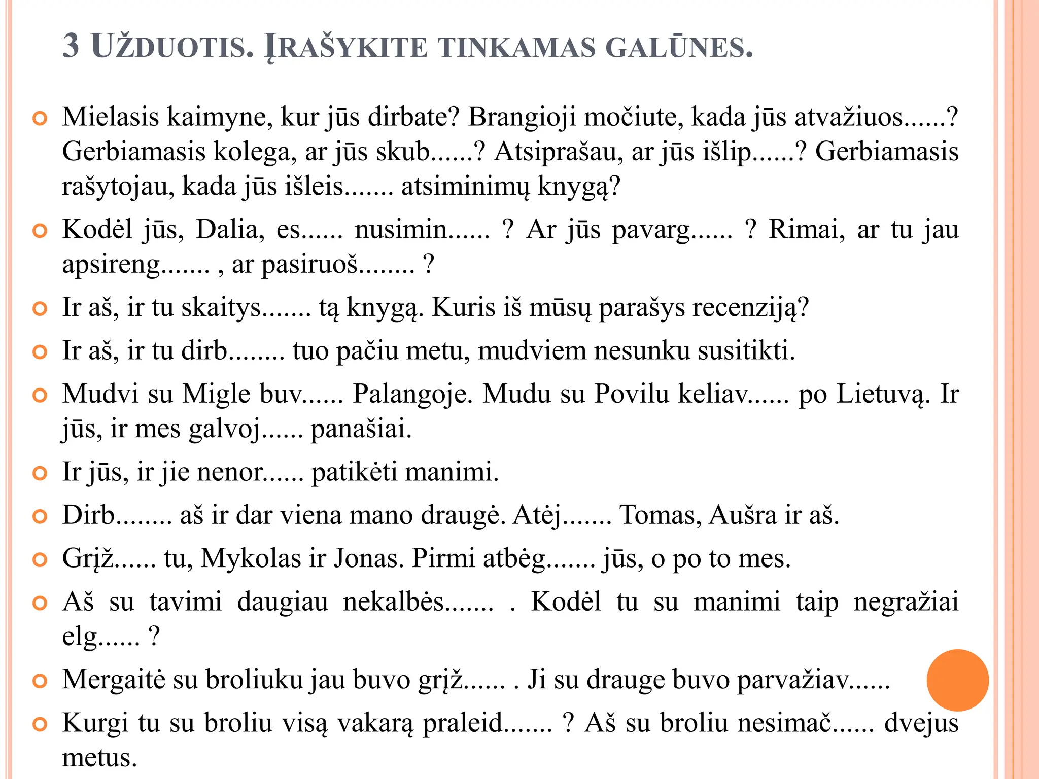 lietuvių kalba sakinio dalys, sakinio dalys.ppsx