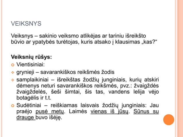 lietuvių kalba sakinio dalys, sakinio dalys.ppsx