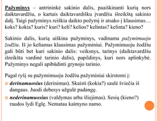 lietuvių kalba sakinio dalys, sakinio dalys.ppsx