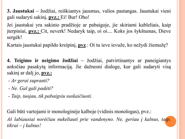 lietuvių kalba sakinio dalys, sakinio dalys.ppsx