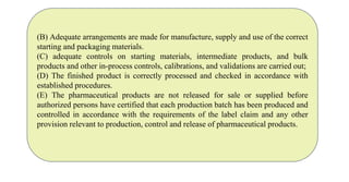 GMP GUIDELINES | PPT