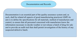 GMP GUIDELINES | PPTX