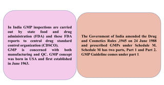 GMP GUIDELINES | PPT