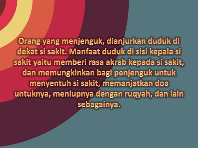 Menjenguk Orang Sakit | PPTX