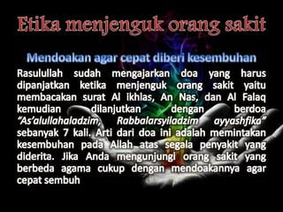 Menjenguk Orang Sakit | PPTX