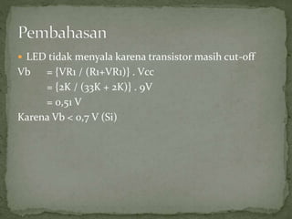 Saklar transistor | PPTX