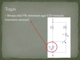 Saklar transistor | PPTX