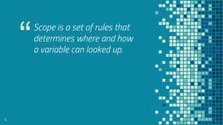 Scope and closures | PPT